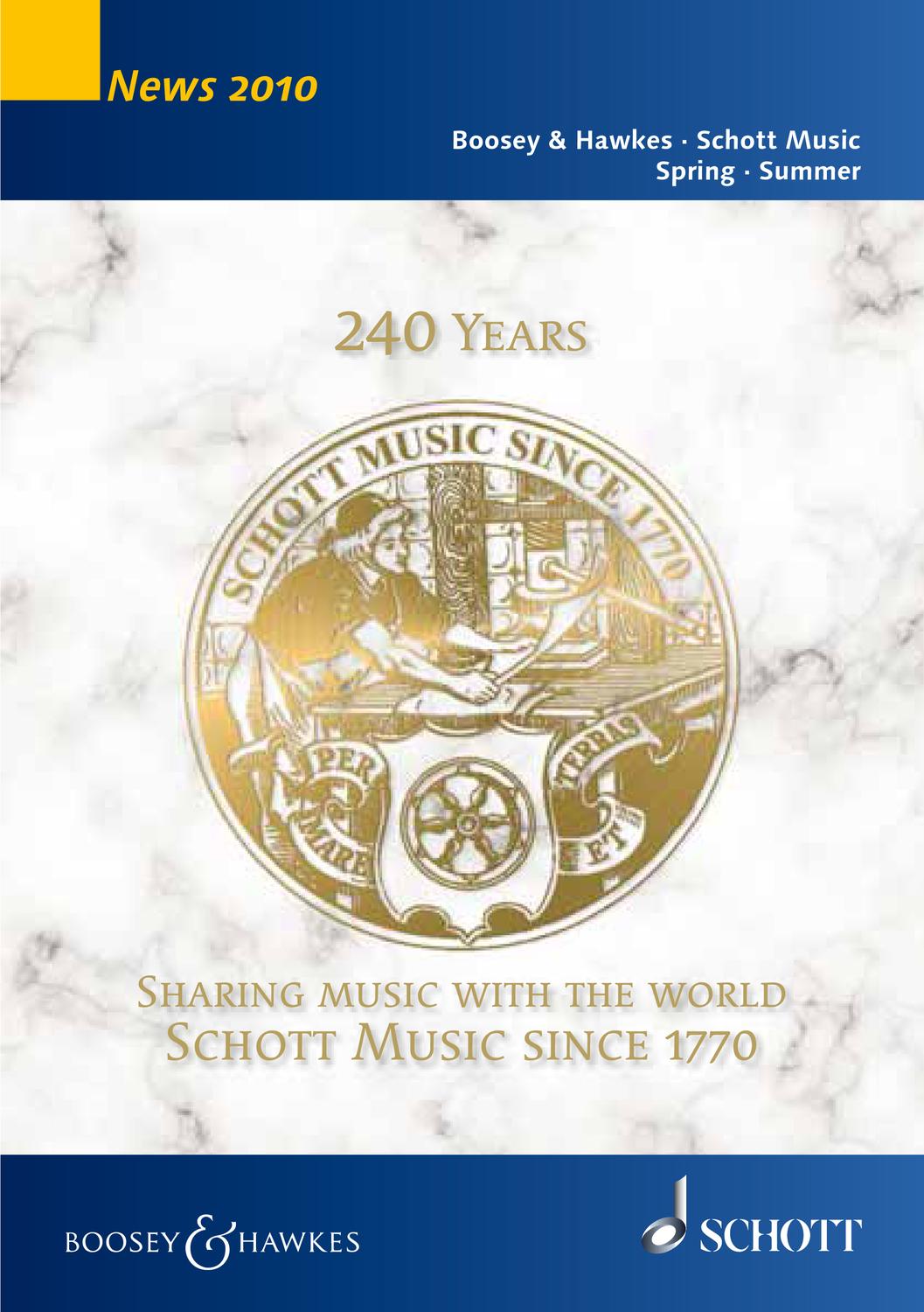 New Issues 2010 - Schott Music by Schott Music - Issuu
