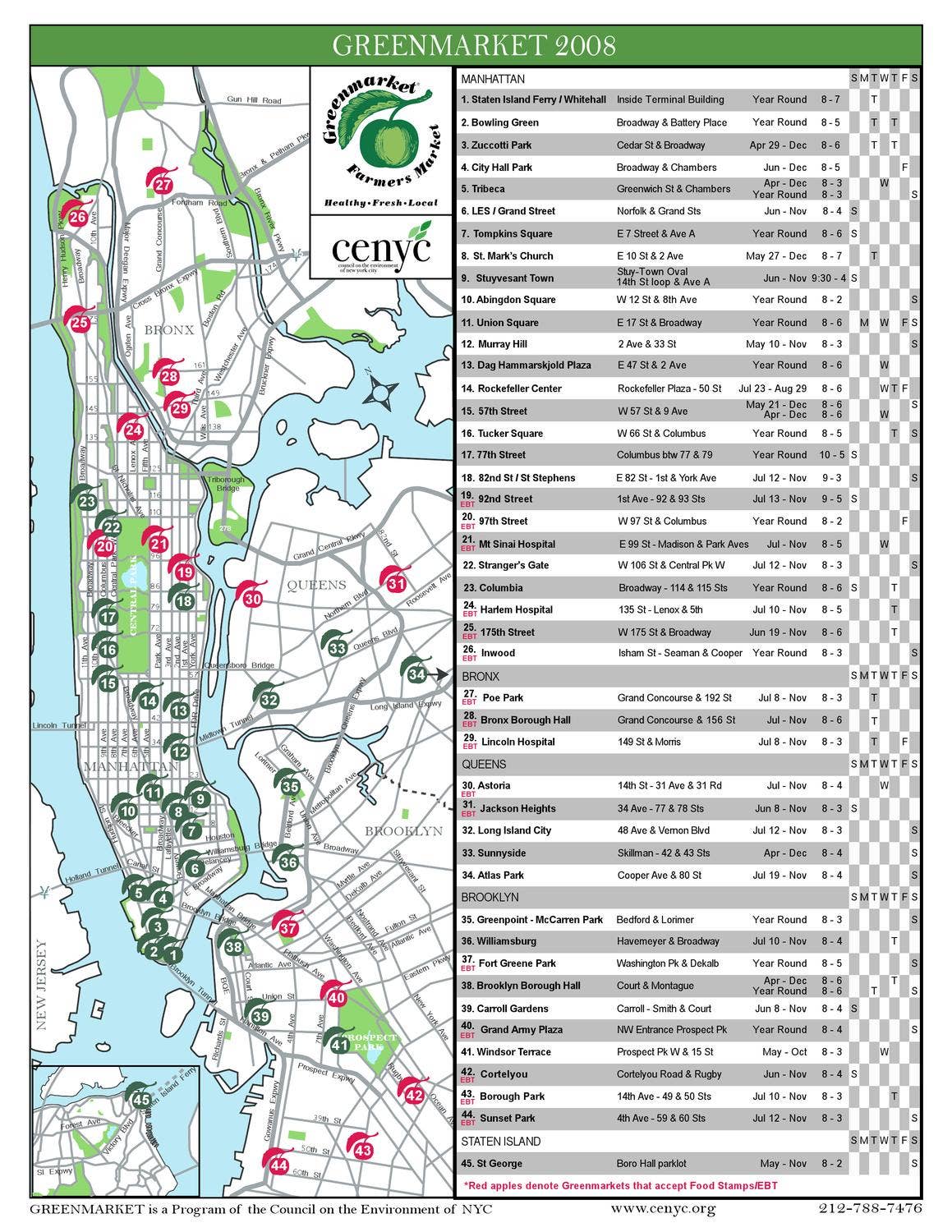 farmers mkt map by open road - Issuu