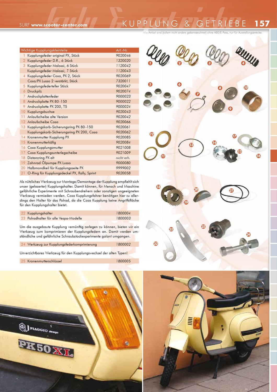 Vespa Manual & Katalog by SCOOTER CENTER GmbH - Issuu