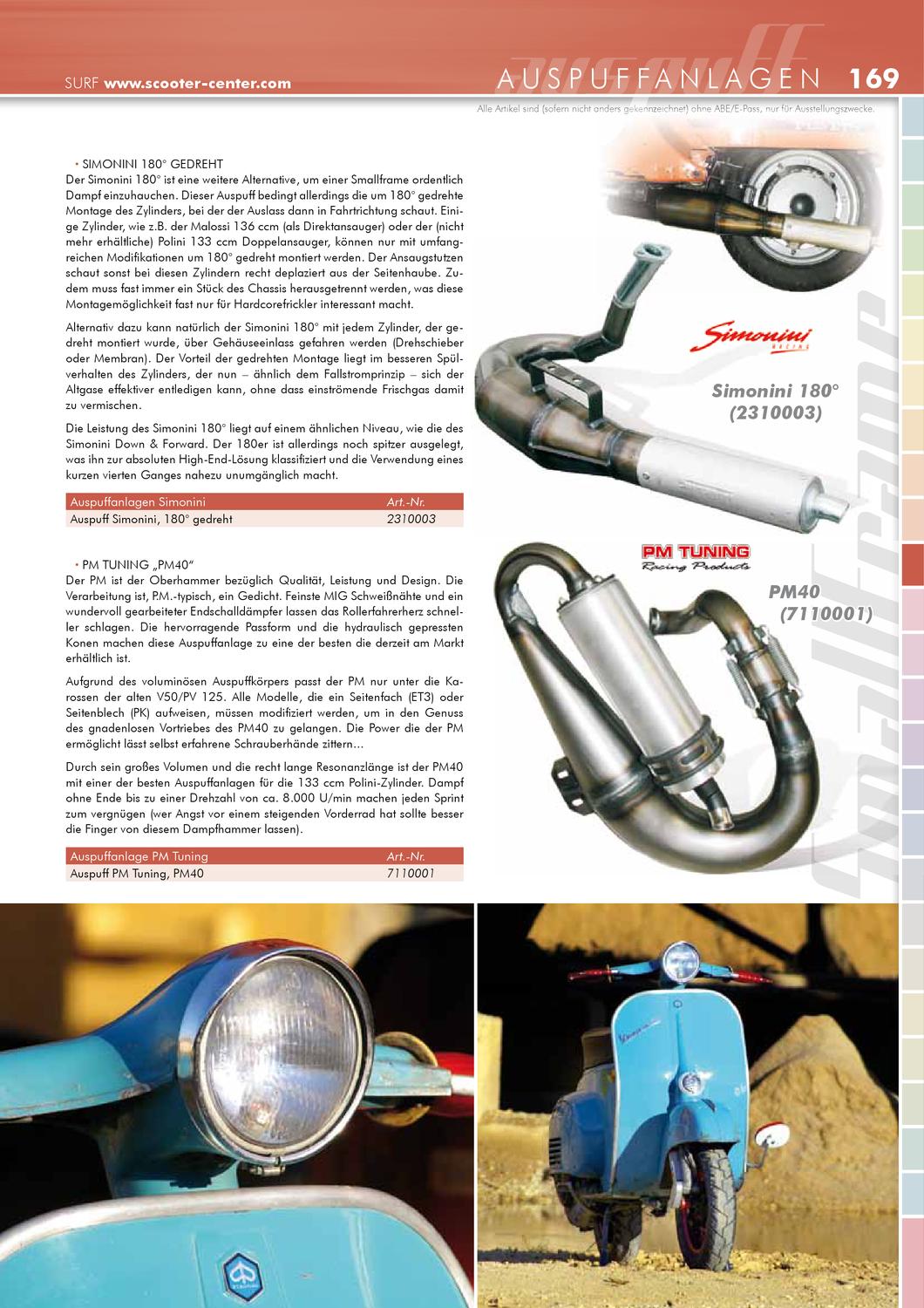 Vespa Manual & Katalog by SCOOTER CENTER GmbH - Issuu