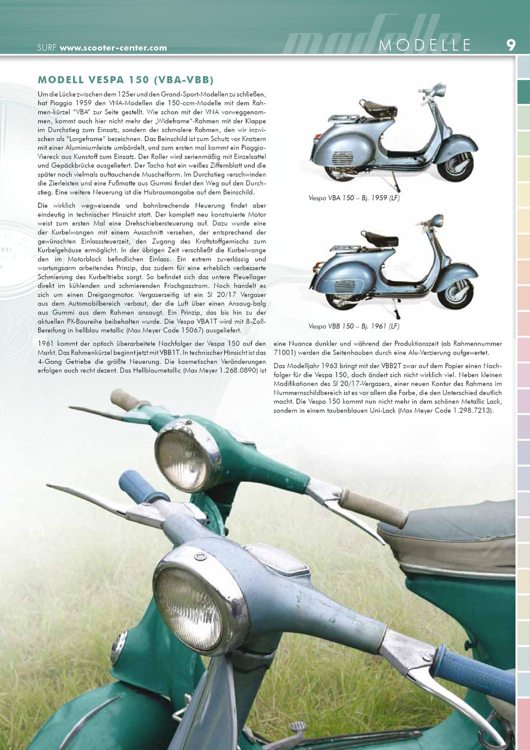 Vespa Manual & Katalog by SCOOTER CENTER GmbH - Issuu