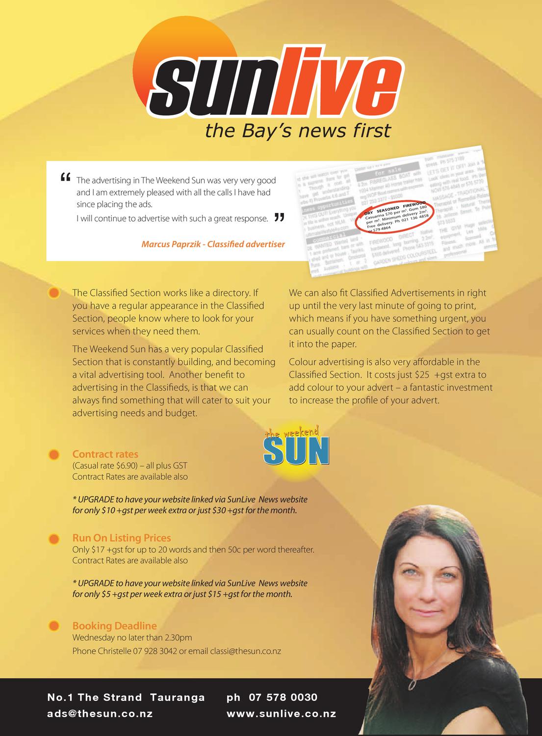 SunLive Classified Adverts S1008 by Sun Media - Issuu