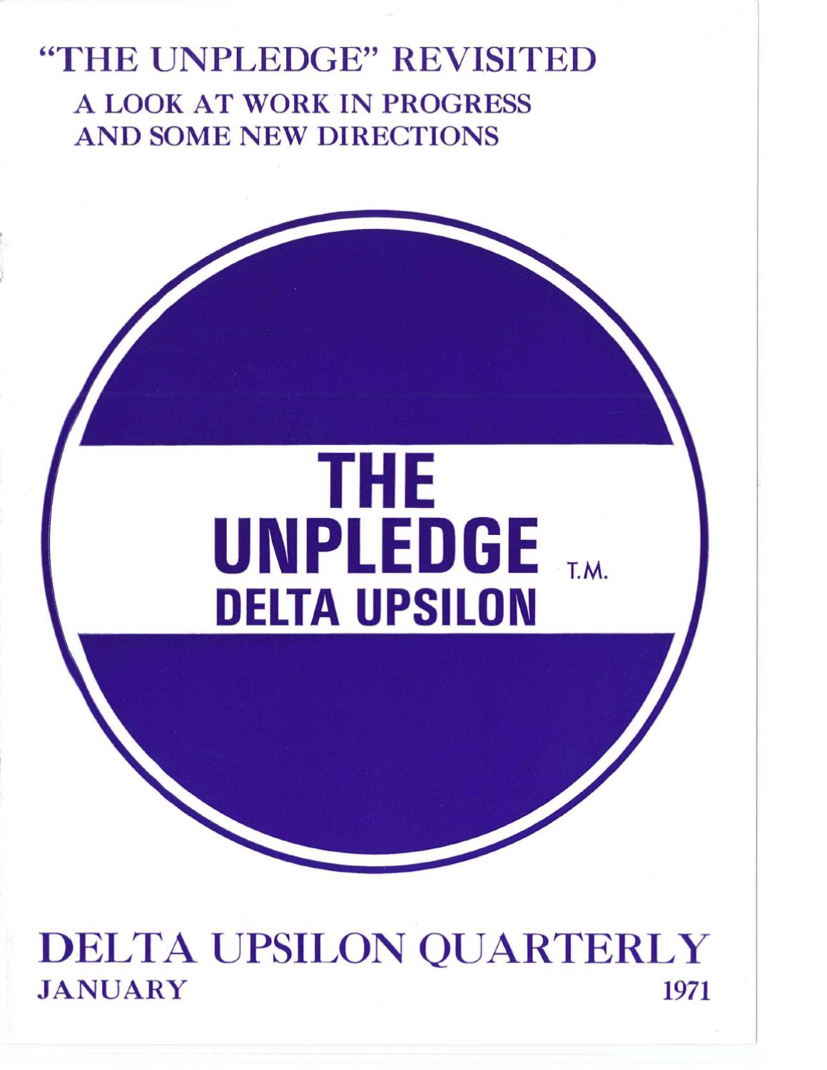 quarterlywinter1971 by Delta Upsilon - Issuu