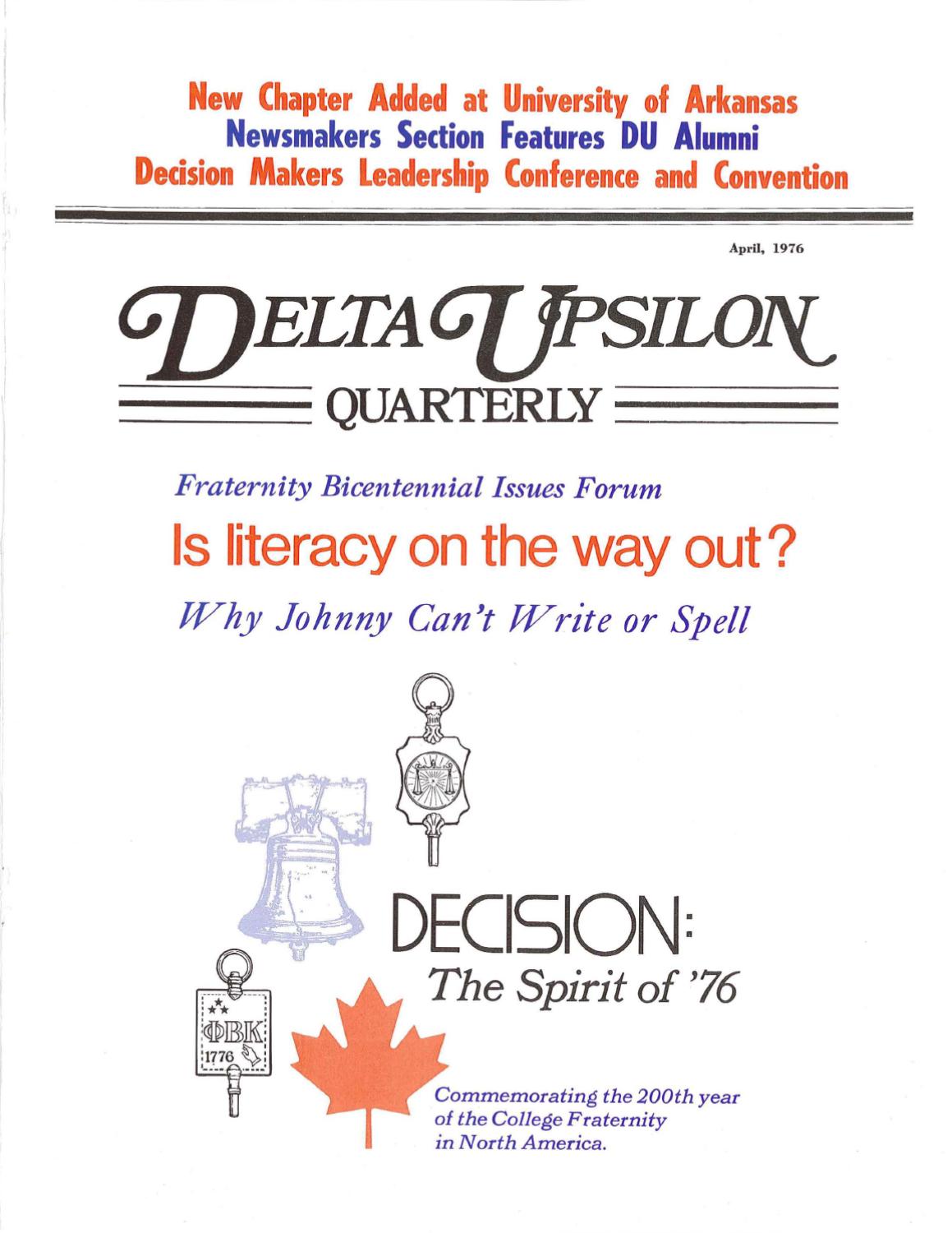 quarterlyspring1976 by Delta Upsilon - Issuu