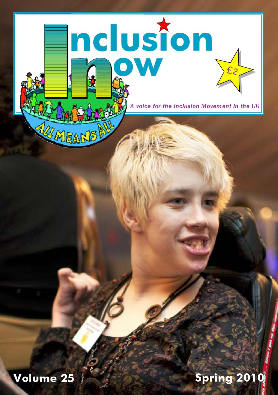 Inclusion Now Volume 25 by ALLFIE - Issuu
