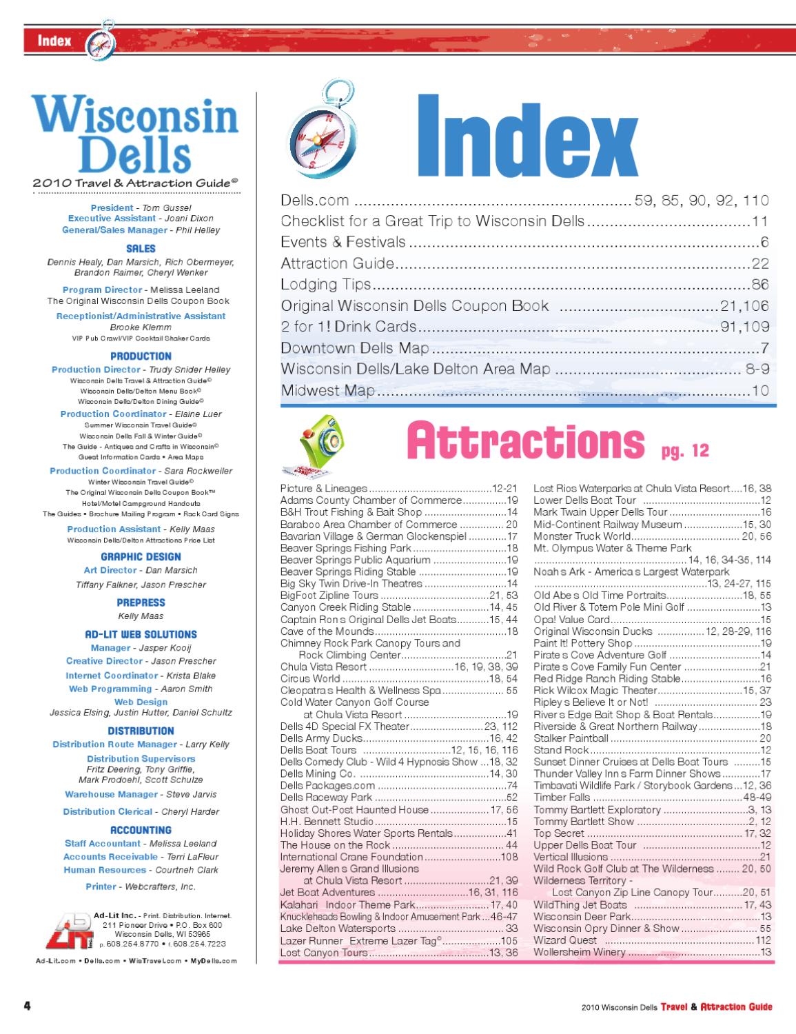 Wisconsin Dells Travel & Attraction Guide by Vector & Ink - Issuu
