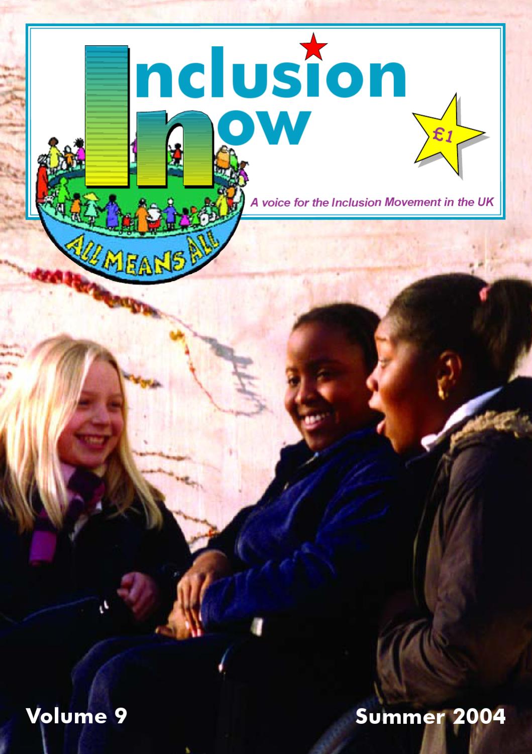 Inclusion Now Volume 9 by ALLFIE - Issuu