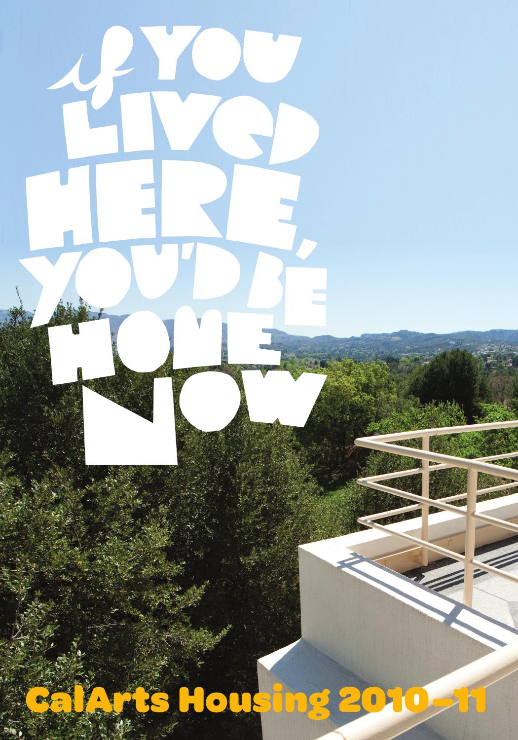 CalArts Housing 2010-11 by California Institute of the Arts - Issuu