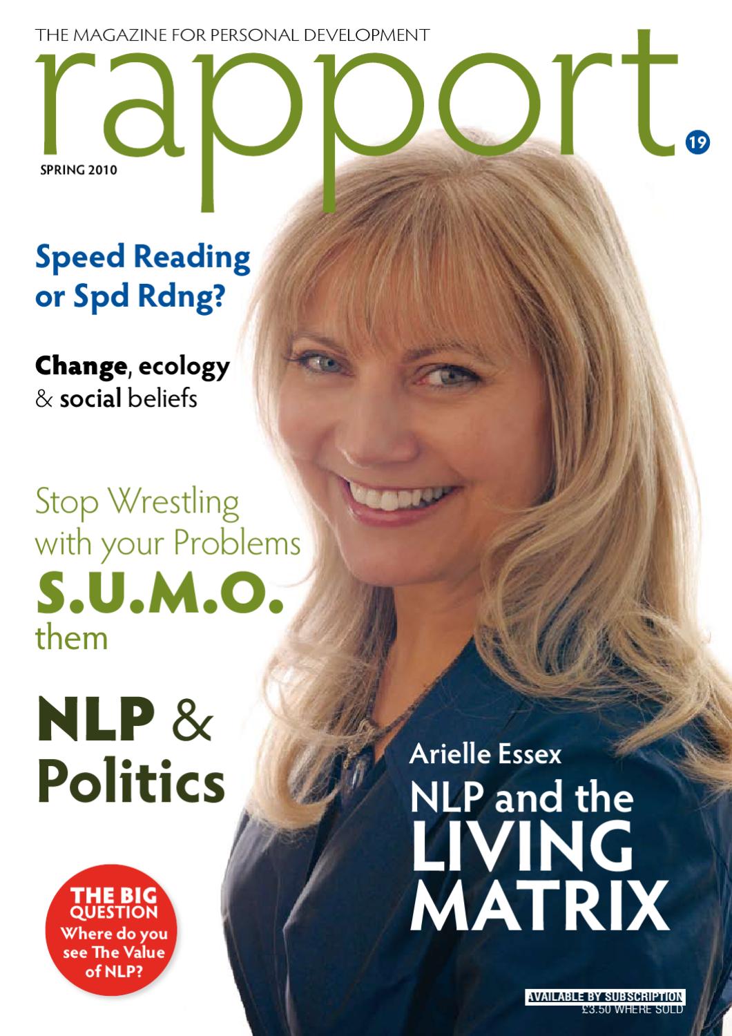 Rapport 19 - Spring 2010 by ANLP International CIC - Issuu