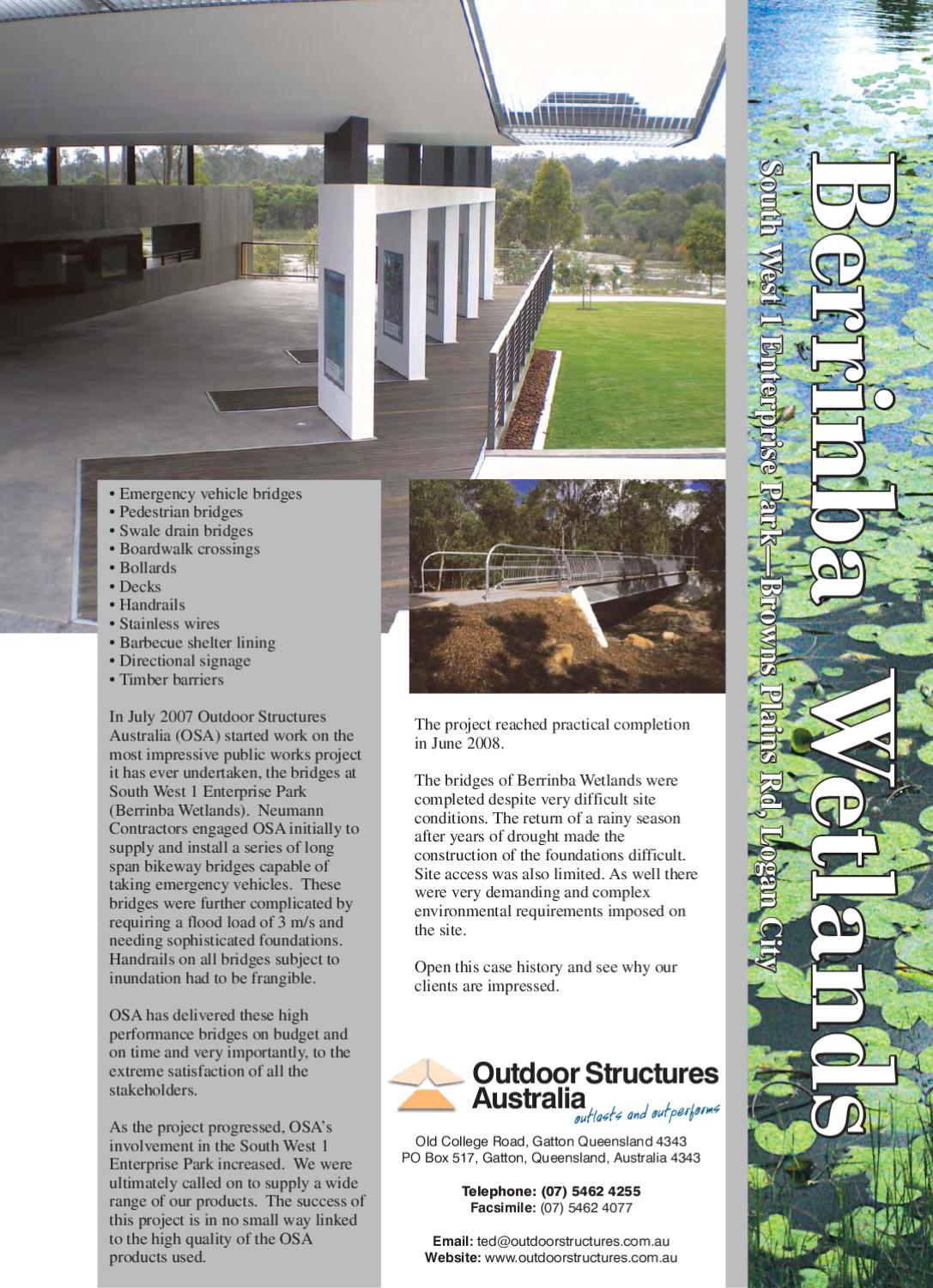 Berrinba Wetlands, Logan City Brisbane by Info-Design Online - Issuu