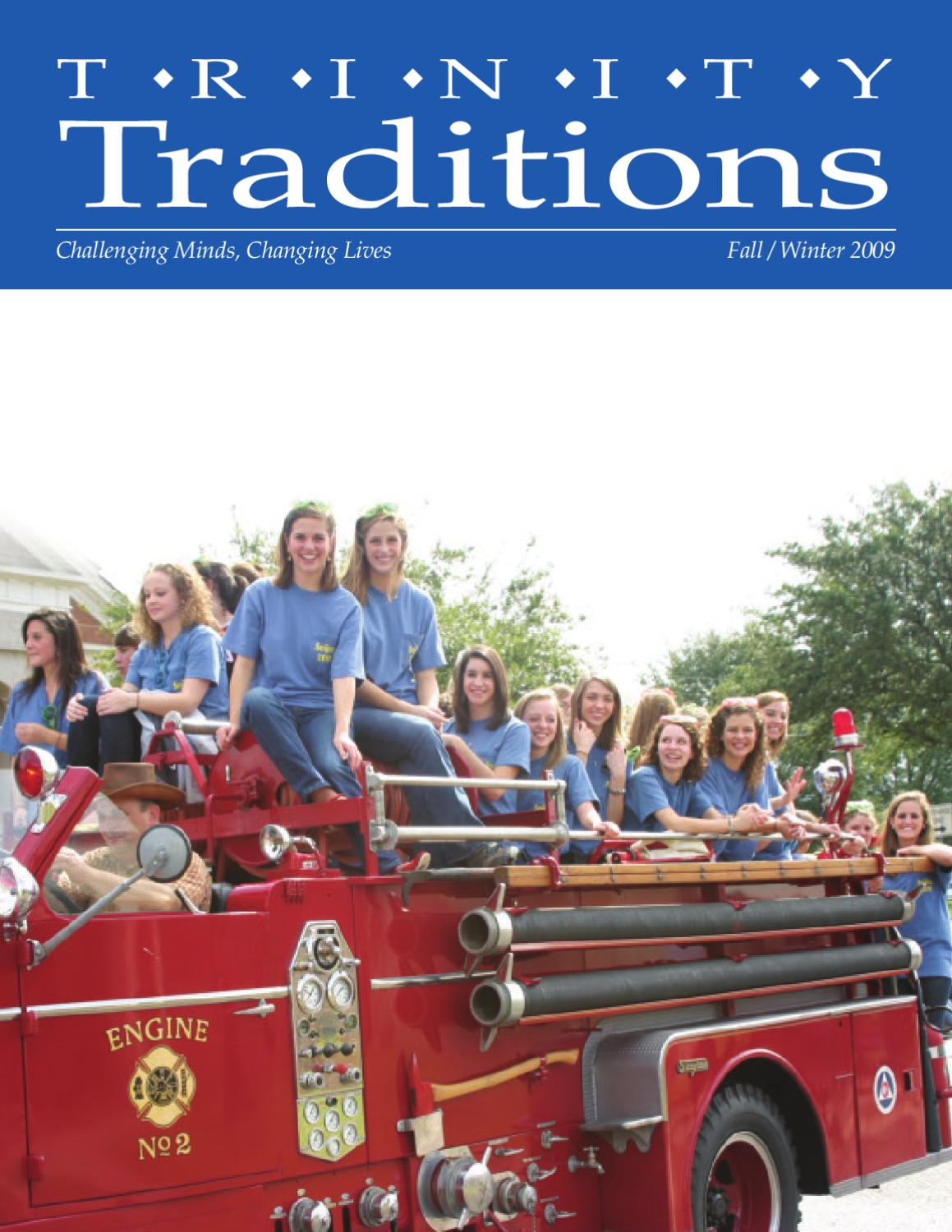 Trinity Traditions Fall 2009 by Jessica Govan - Issuu