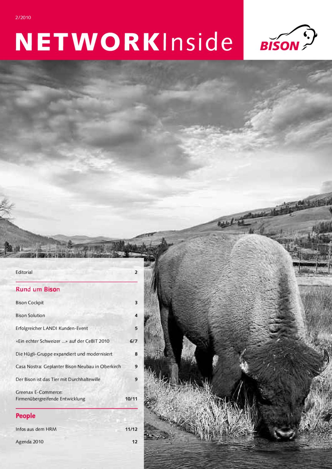 Network Inside Ausgabe 2 / 2010 by Bison Schweiz AG - Issuu