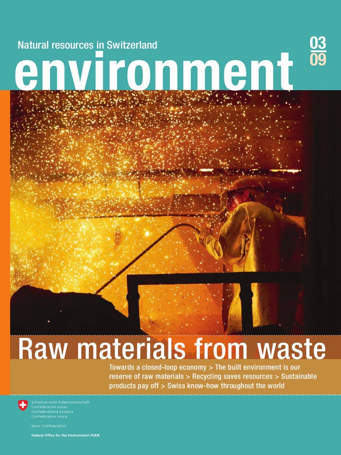 Magazine «environment» 3/2009 - Raw materials from waste by Federal ...