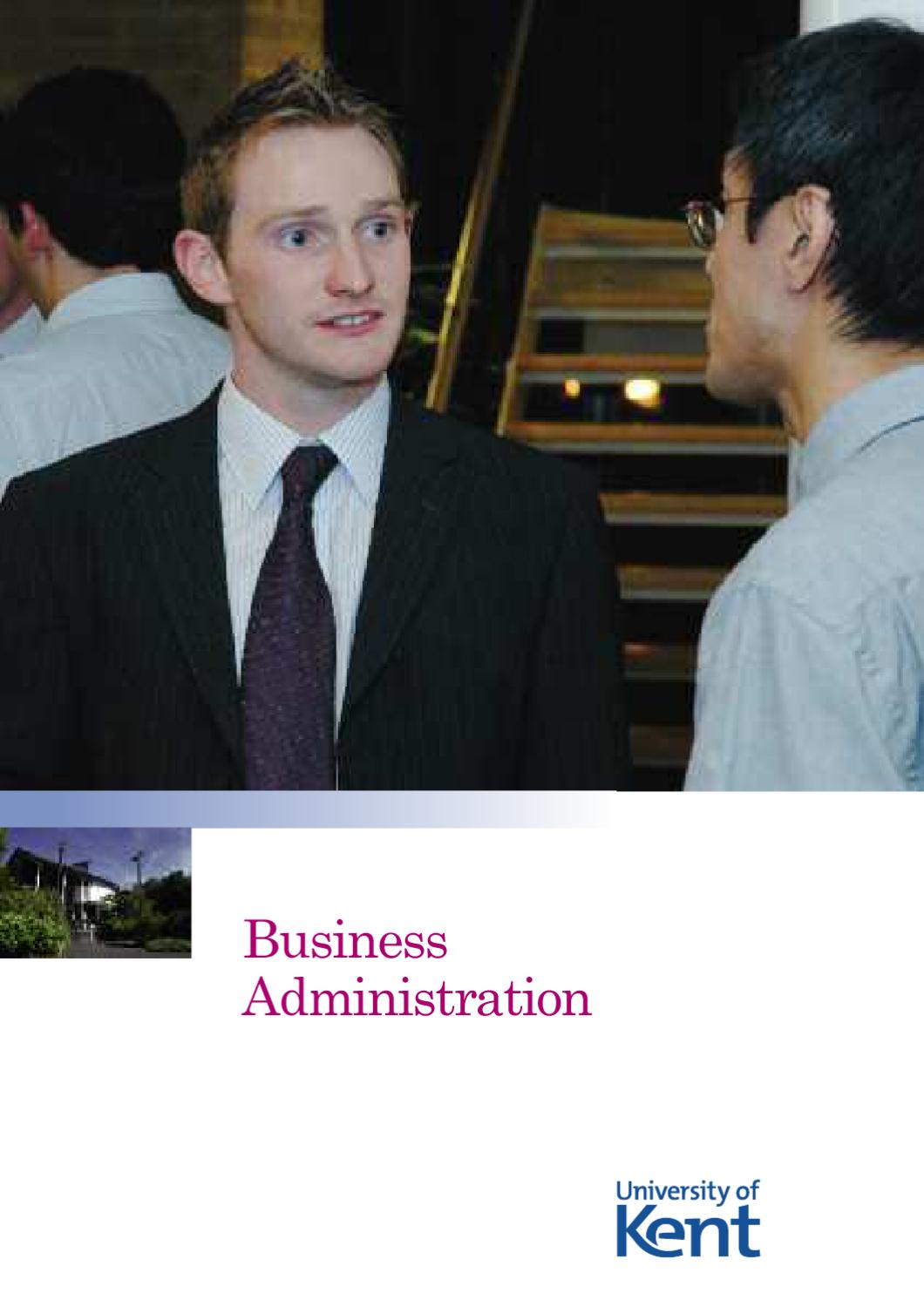 Business Administration subject guide - University of Kent by ...