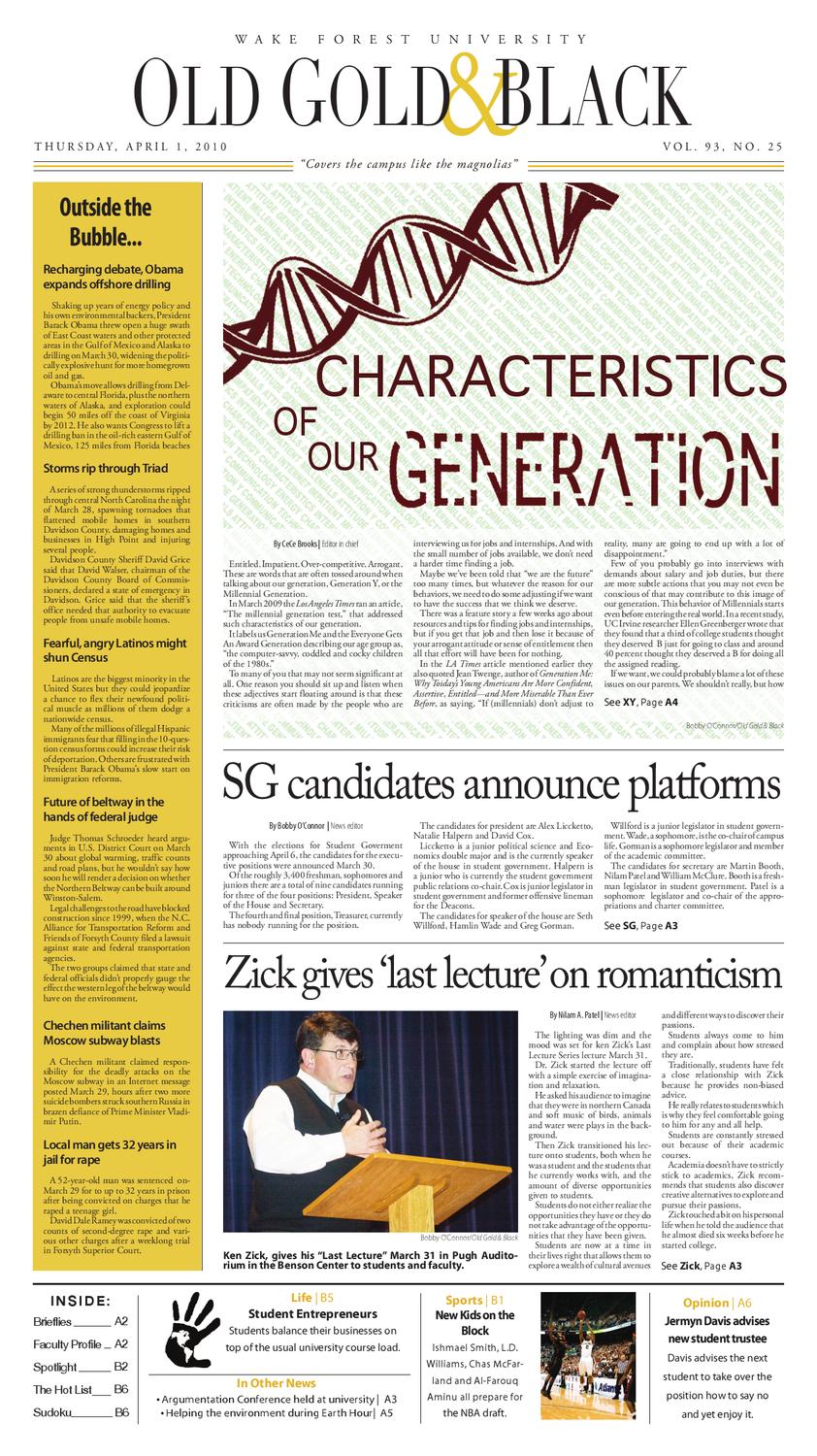 20100401 by Old Gold & Black - Issuu