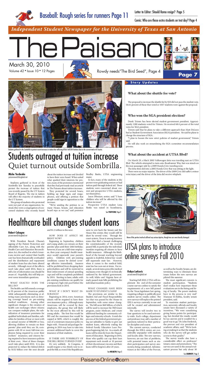 The Paisano Volume 42, Issue 10 by The Paisano - Issuu