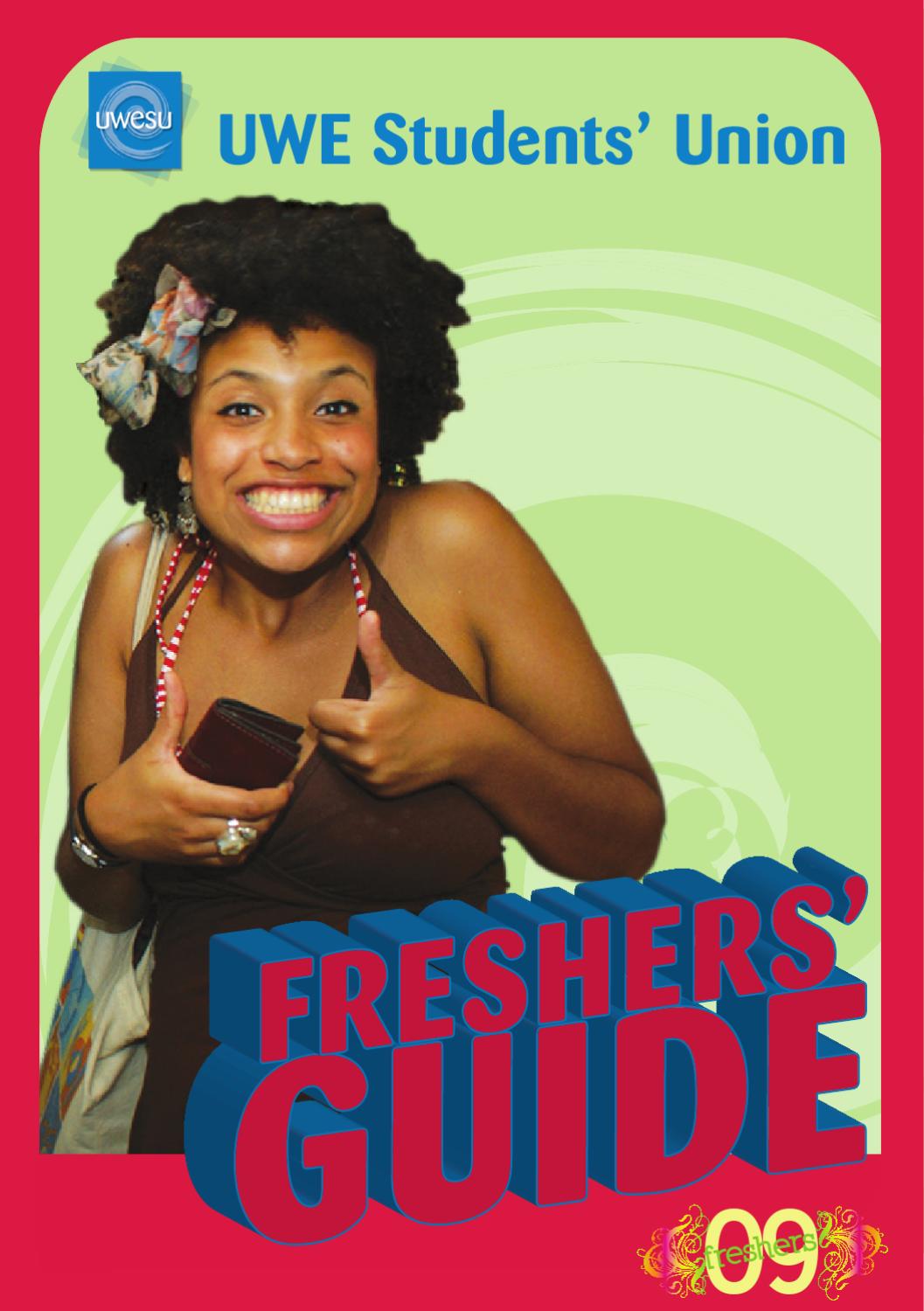 Freshers' Guide 2009 by The Students' Union at UWE - Issuu