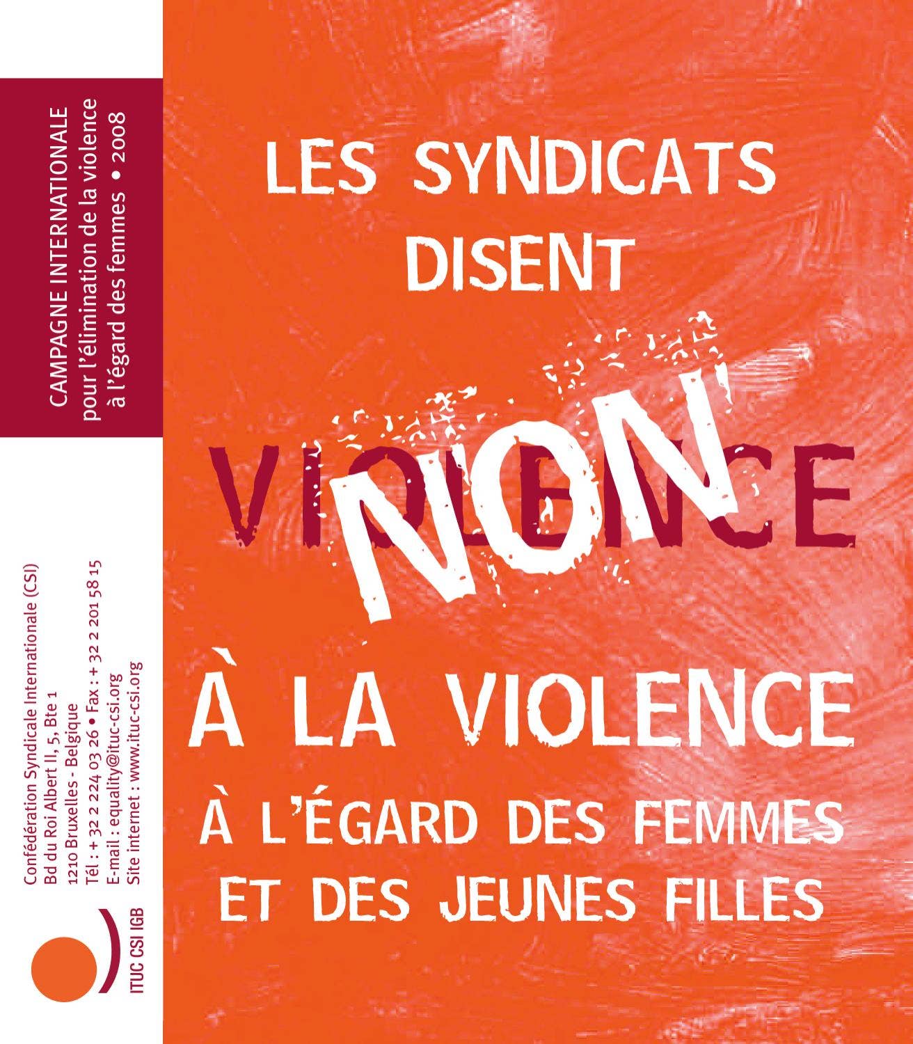 Les syndicats disent non à la violence à l’égard des femmes et des ...