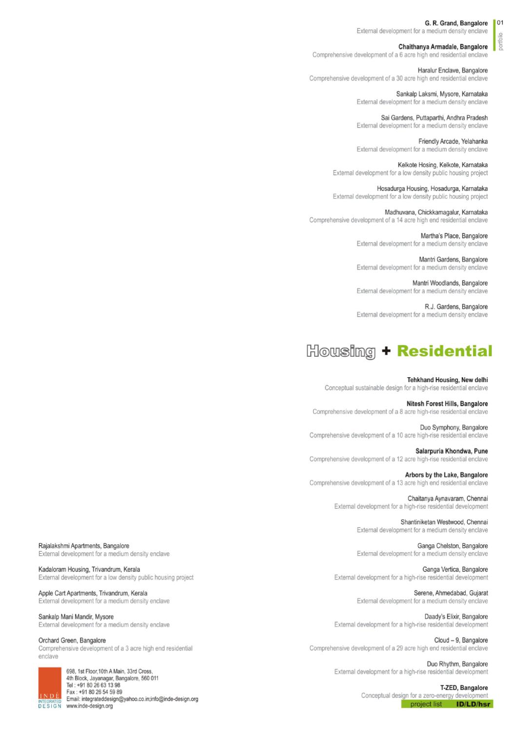 Housing + Residential by Integrated Design - Issuu