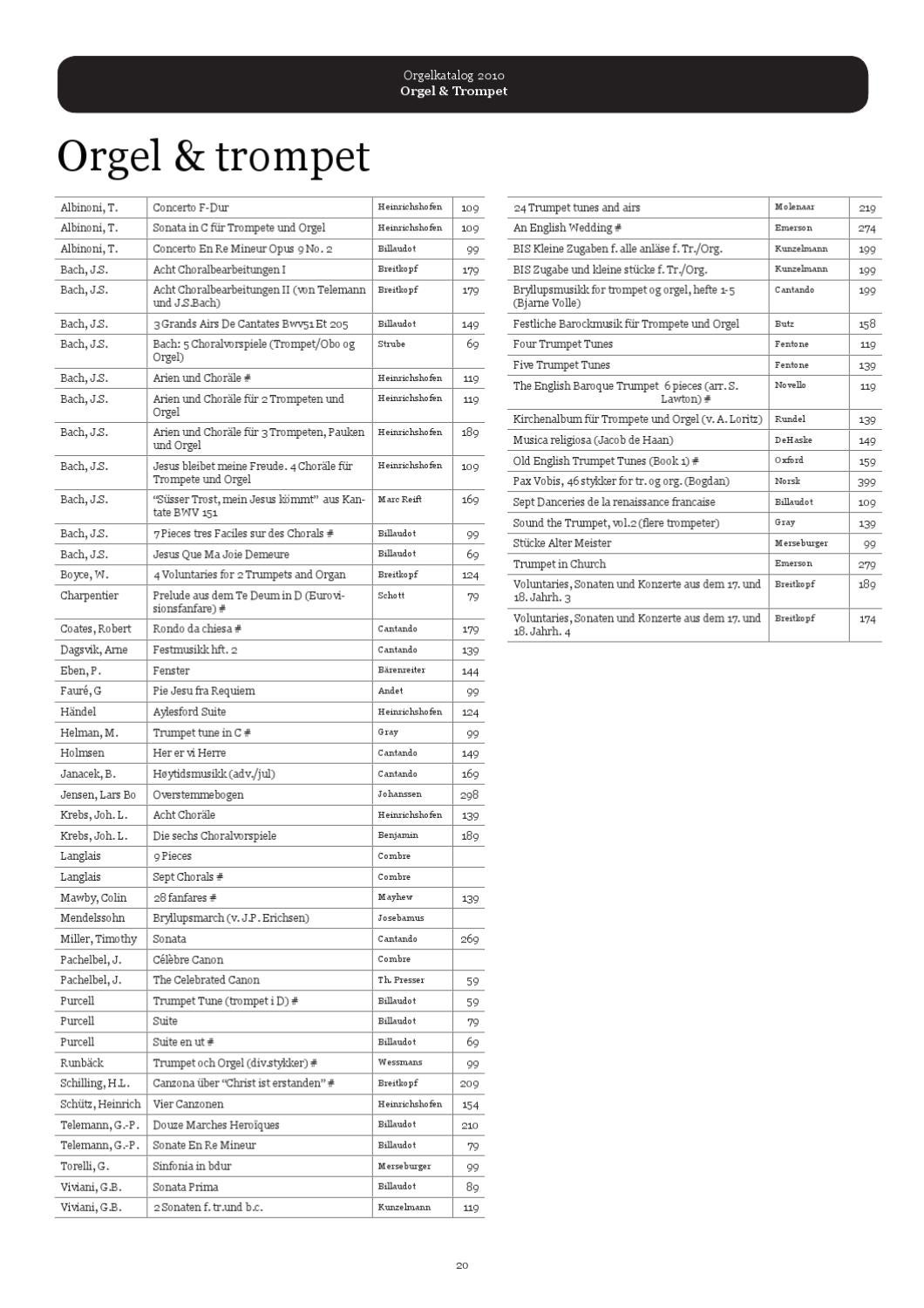 Aarhus Musik - noder.dk Orgelkatalog 2010 by Aarhus Musik - noder.dk ...