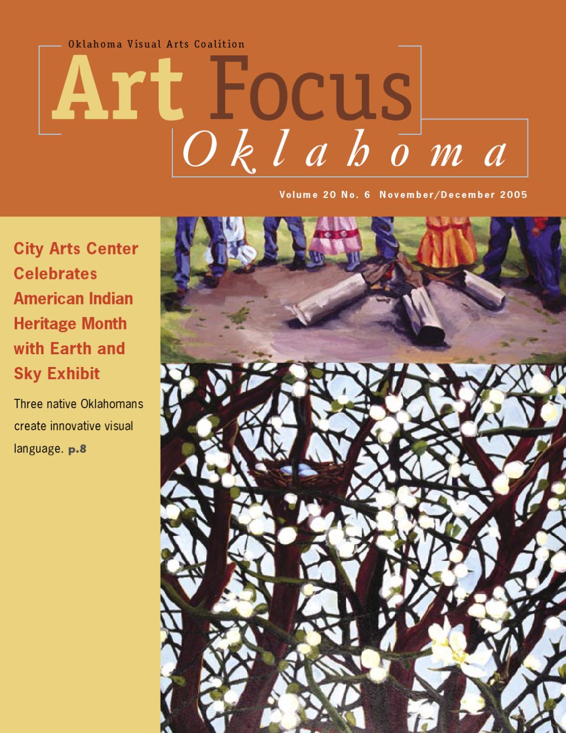 Art Focus Oklahoma, November/December 2005 by Oklahoma Visual Arts ...