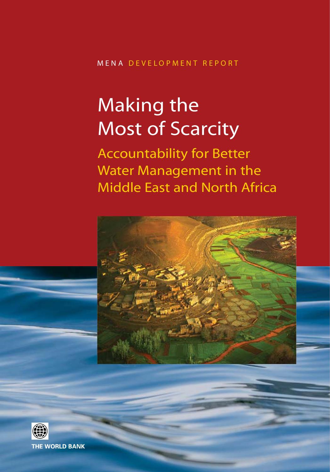 Making the Most of Scarcity by World Bank Publications - Issuu