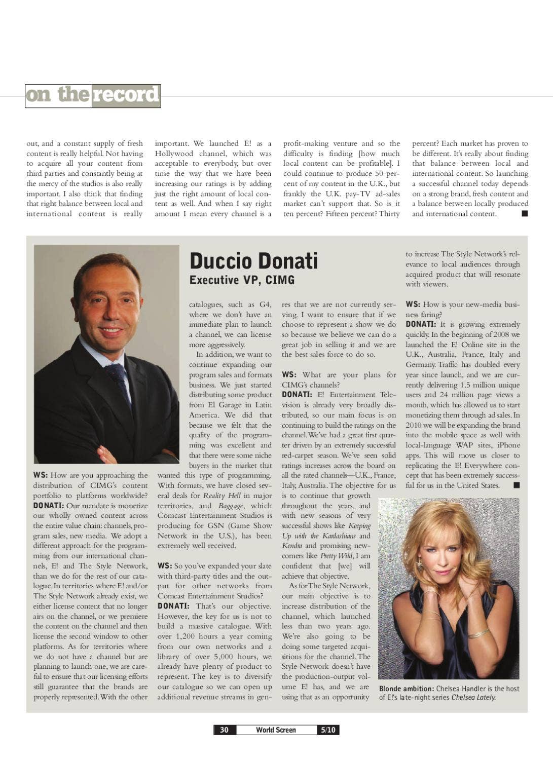 World Screen by World Screen - Issuu