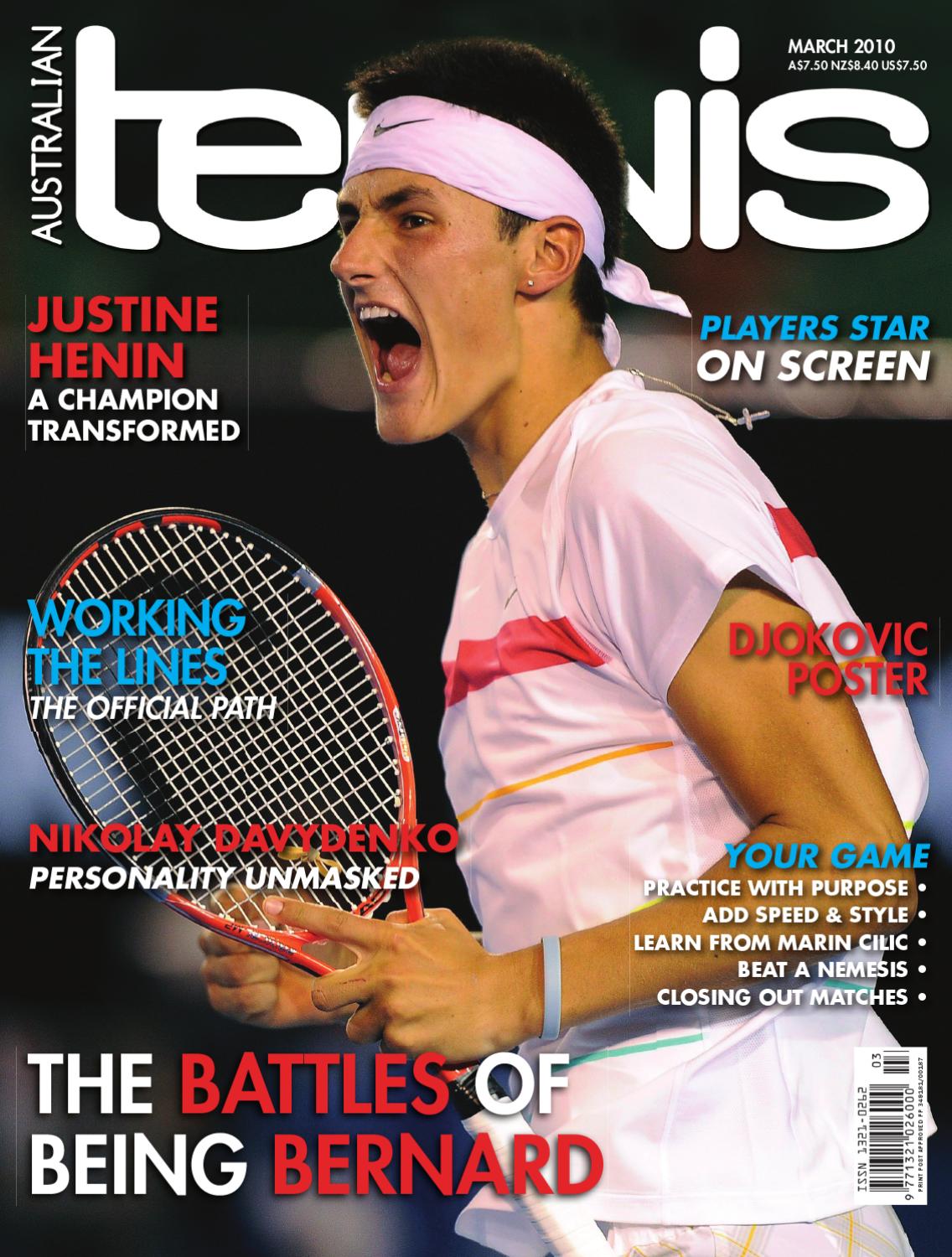 Australian Tennis Magazine - March 2010 by Tennis Australia - Issuu