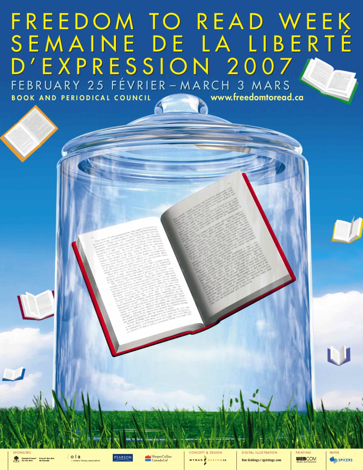 Freedom To Read Week 2007 poster by Wyman Design - Issuu