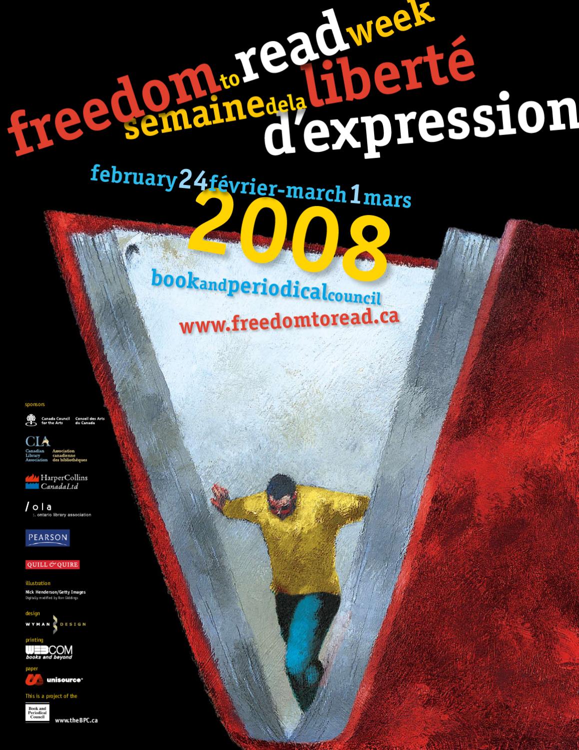 Freedom To Read Week 2008 poster by Wyman Design - Issuu