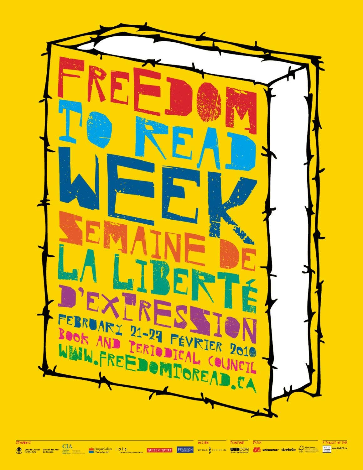 Freedom To Read Week 2010 poster by Wyman Design - Issuu