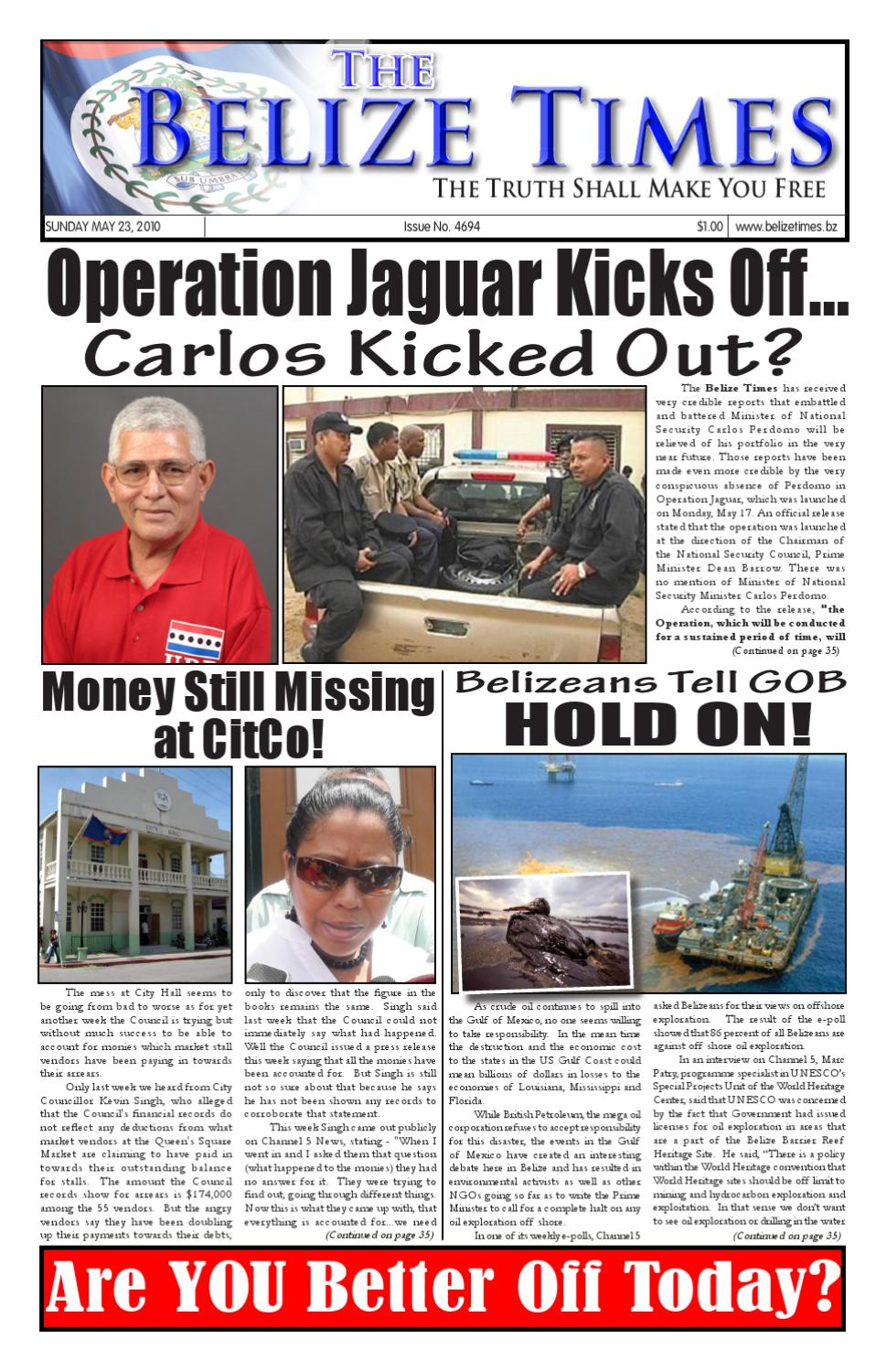Belize Times 100523 by Belize Times Press - Issuu