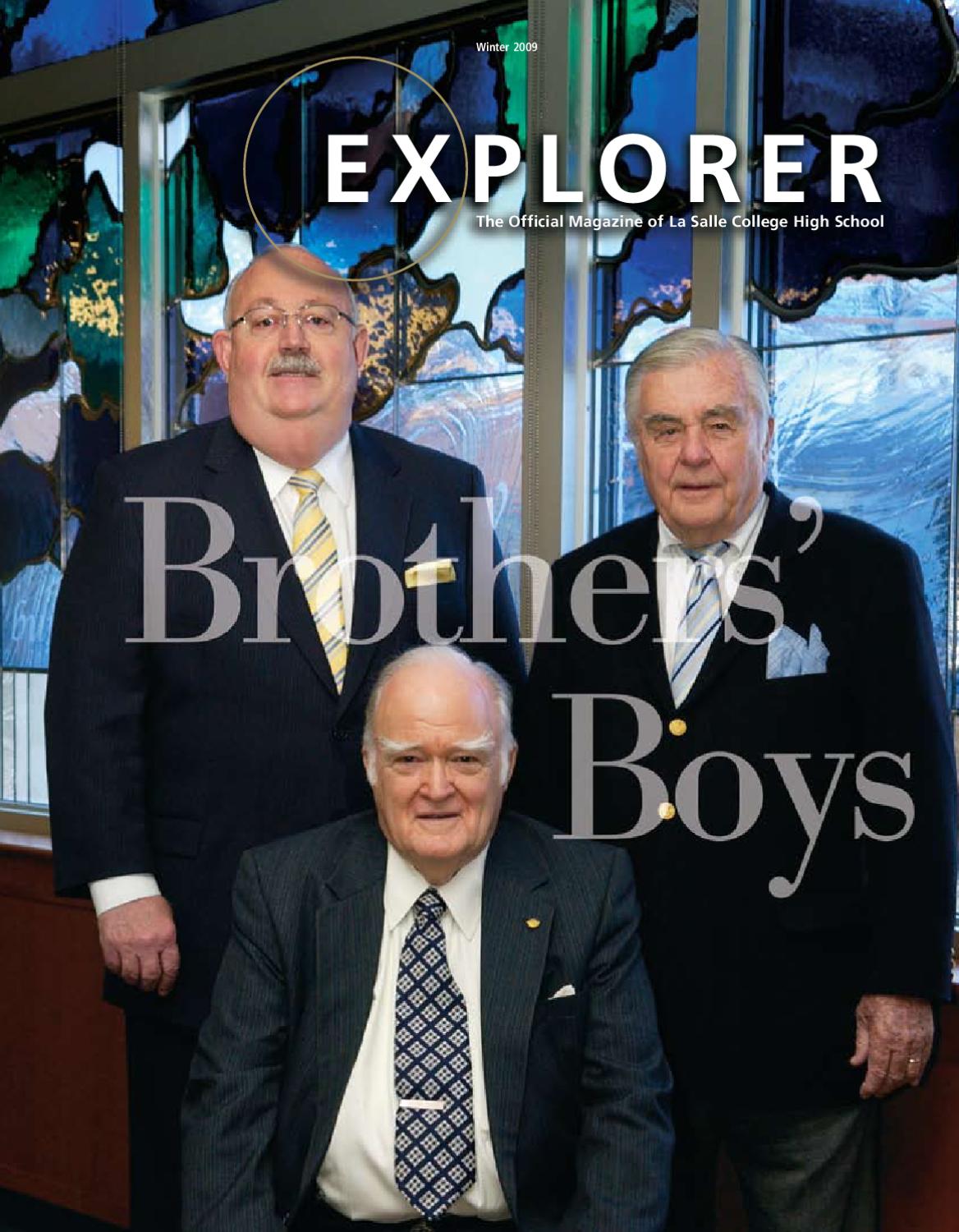 Winter 2009 Explorer by La Salle College High School - Issuu
