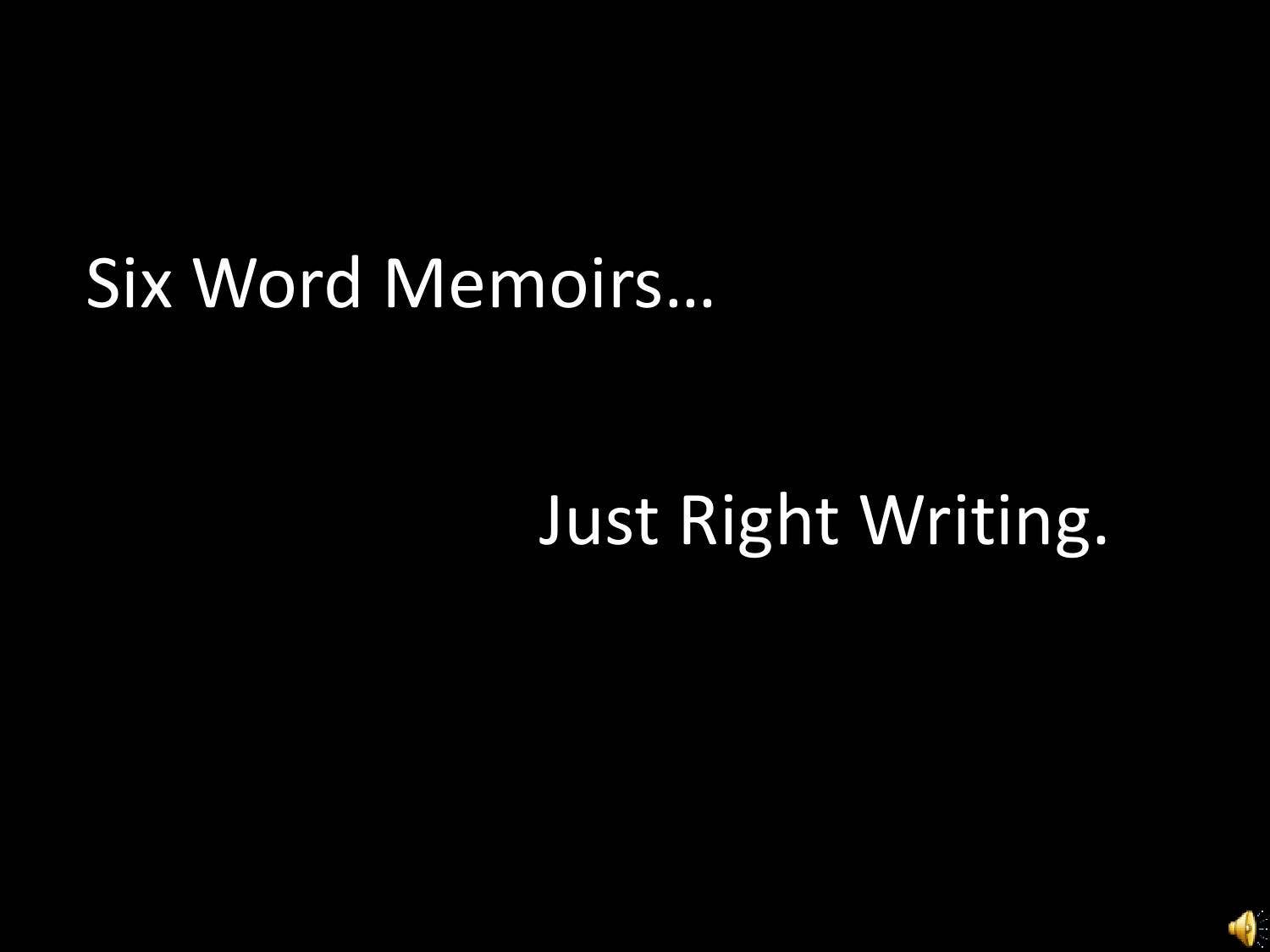 Six Word Memoirs by The Derryfield School - Issuu