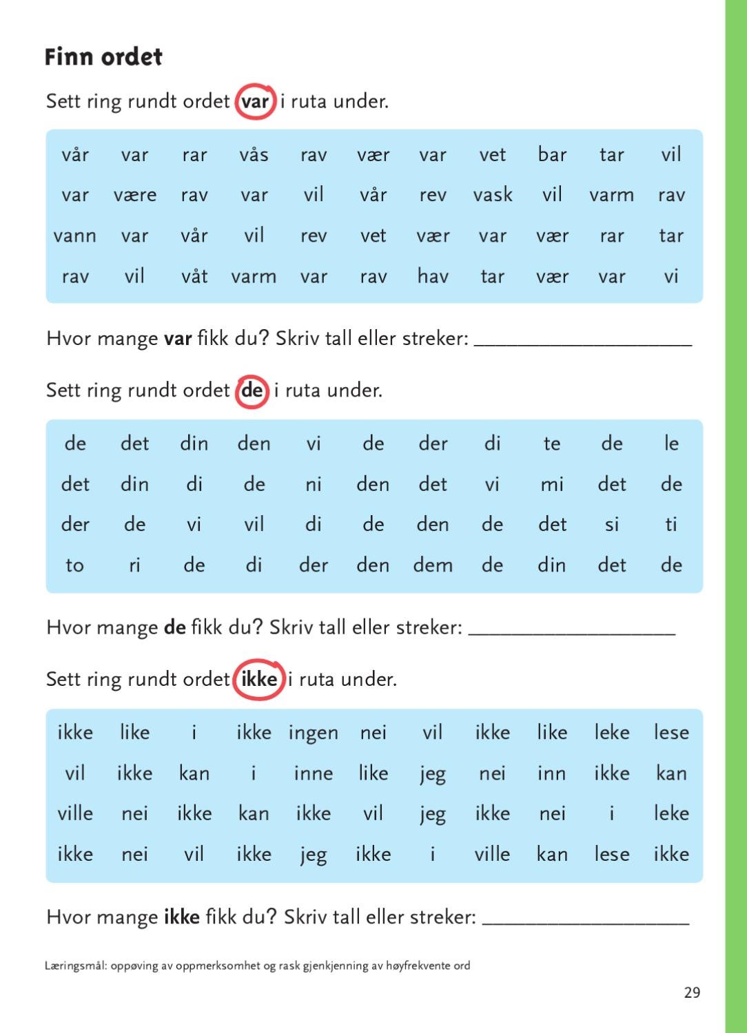 Jeg leser og skriver Oppgaver by Cappelen Damm - Issuu