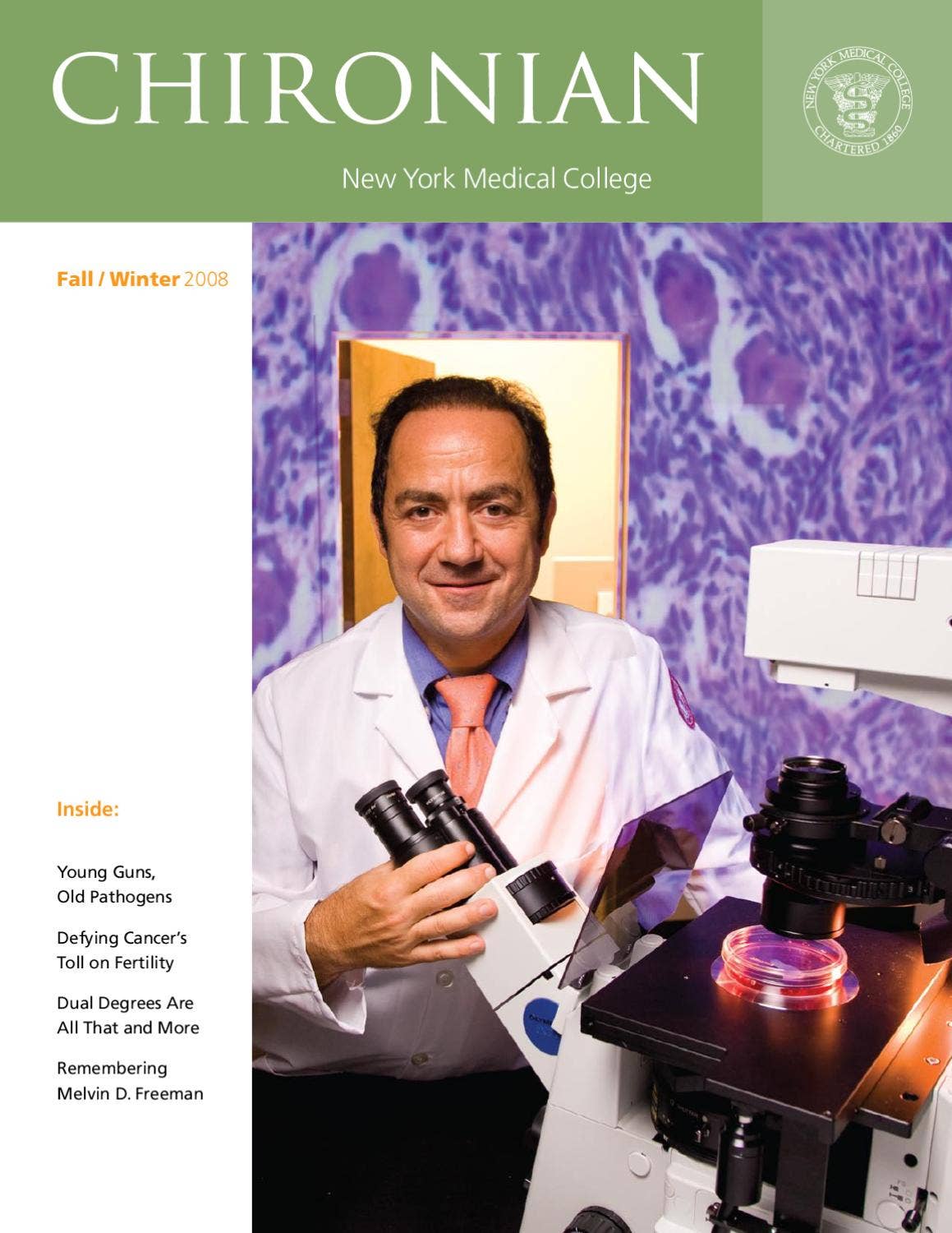 NYMC Chironian Fall/Winter 2008 by New York Medical College - Issuu