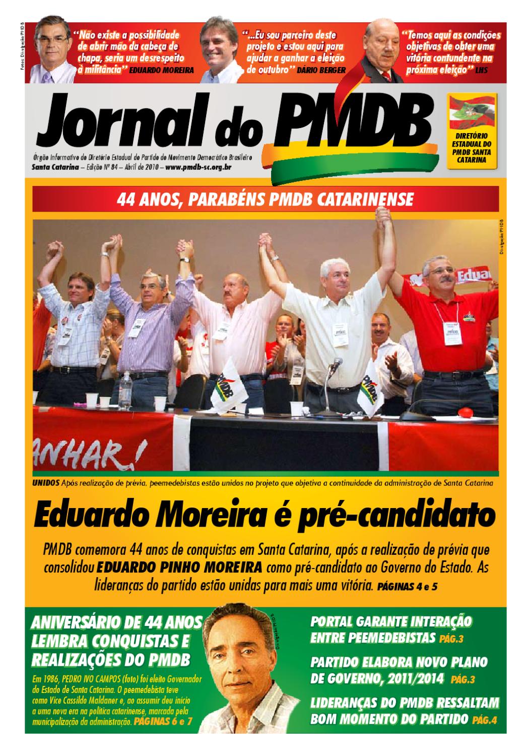 Jornal do PMDB n# 84 by Zdzain Agência Digital - Issuu