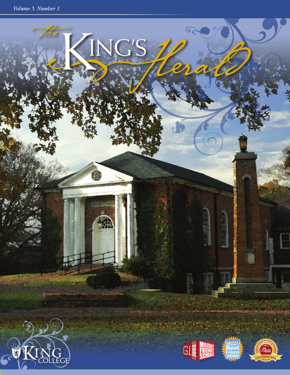 King's Herald - Fall and Winter 2010 by King University - Issuu