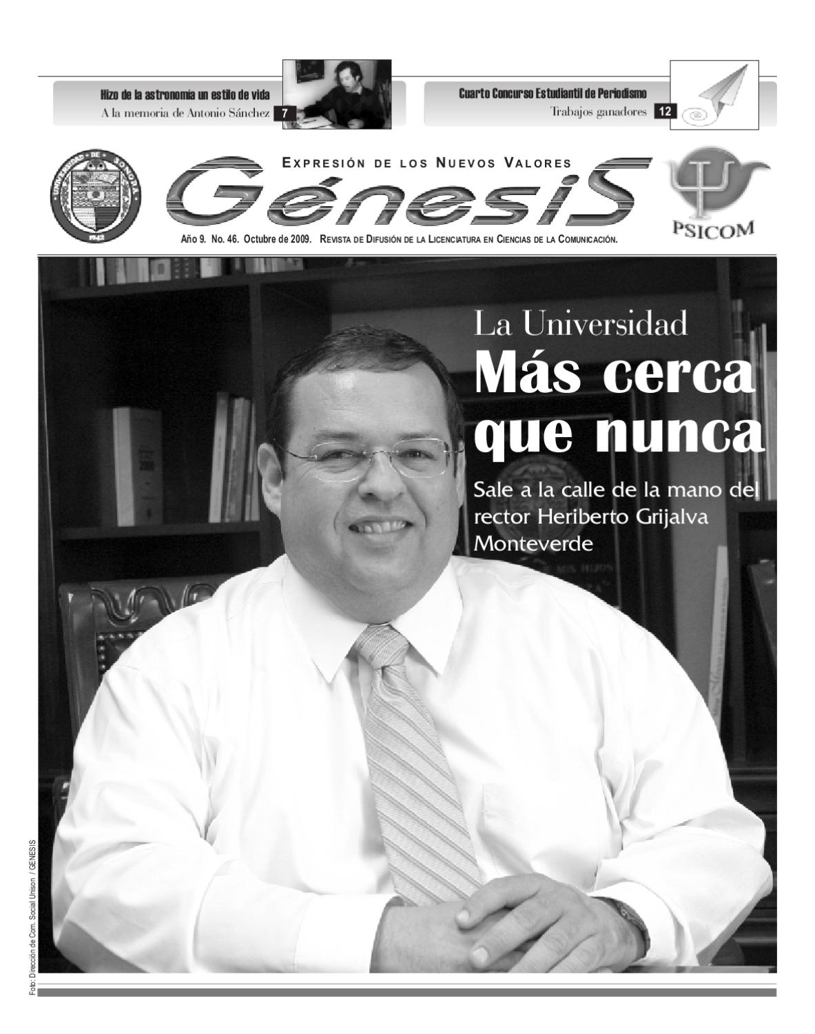 Génesis. Expresión de los Nuevos Valores - Edición 46 by Joaquin Felix ...