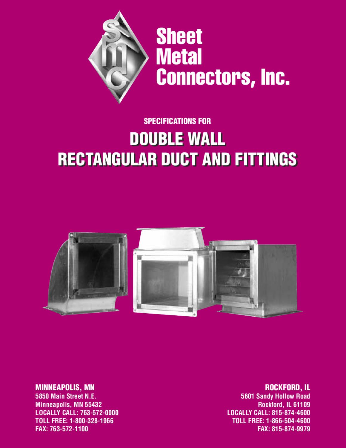 DOUBLE WALL RECTANGULAR DUCT AND FITTINGS by Gasman Design - Issuu