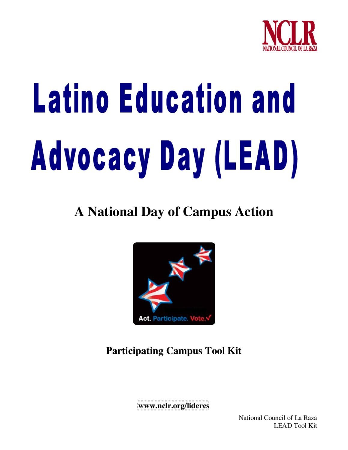 Latino Education and Advocacy Day Tool Kit by UnidosUS - Issuu