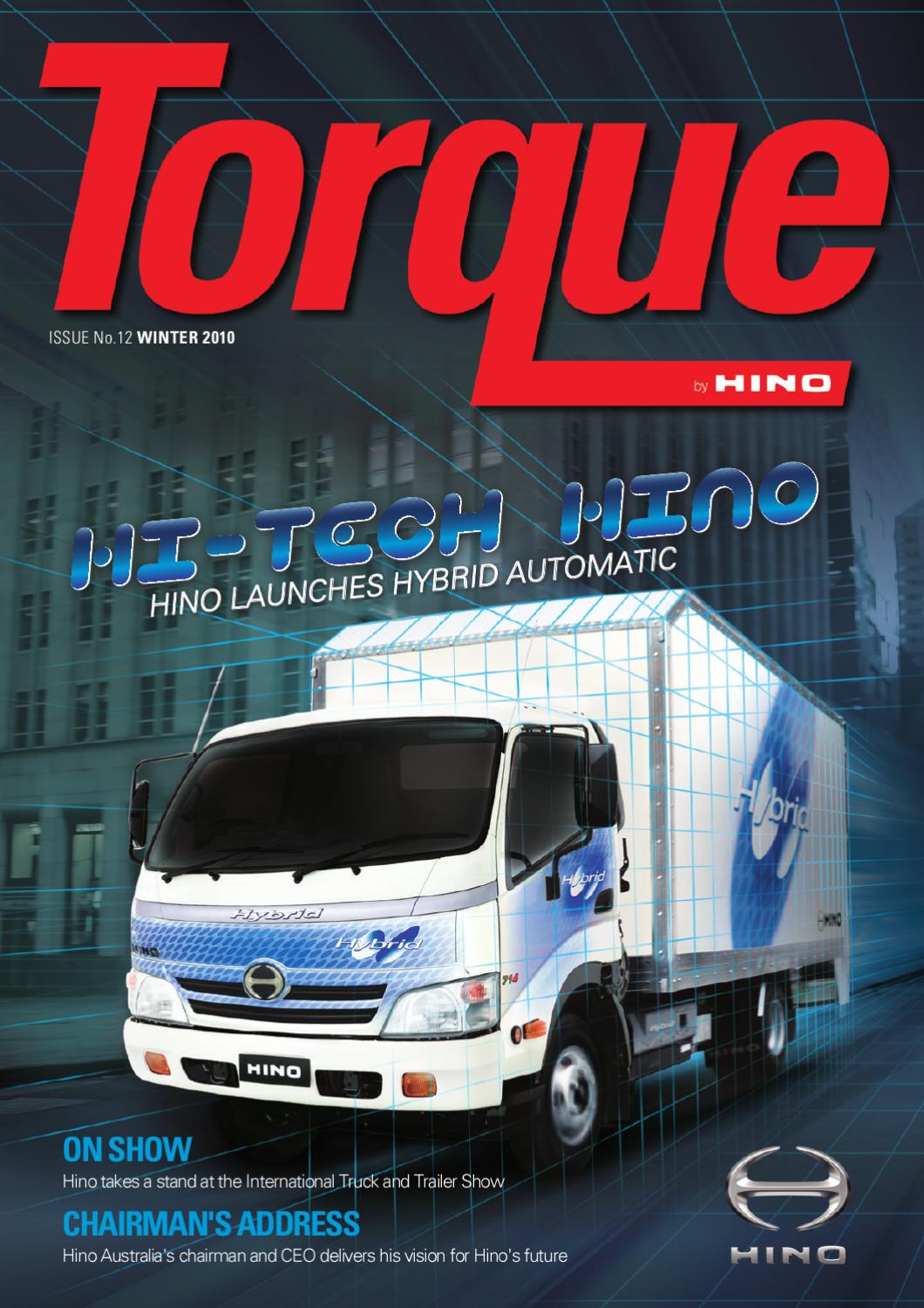 Torque Magazine Winter Edition by Hino Australia - Issuu