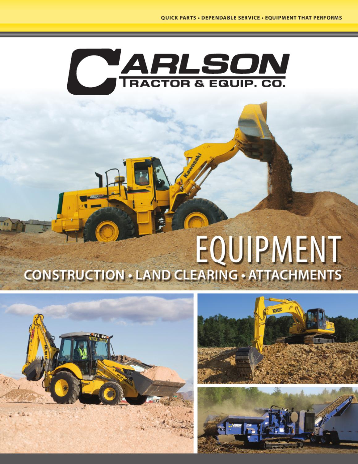 Carlson Tractor Line Brochure by Winsby Inc. - Issuu