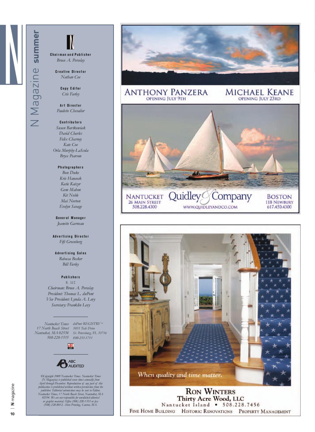 Nantucket Magazine Summer 2010 by Nantucket Magazine - Issuu