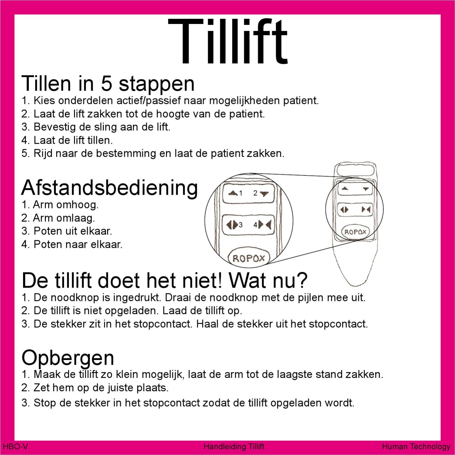 Handleiding Tillift by Liouwe de Jong - Issuu