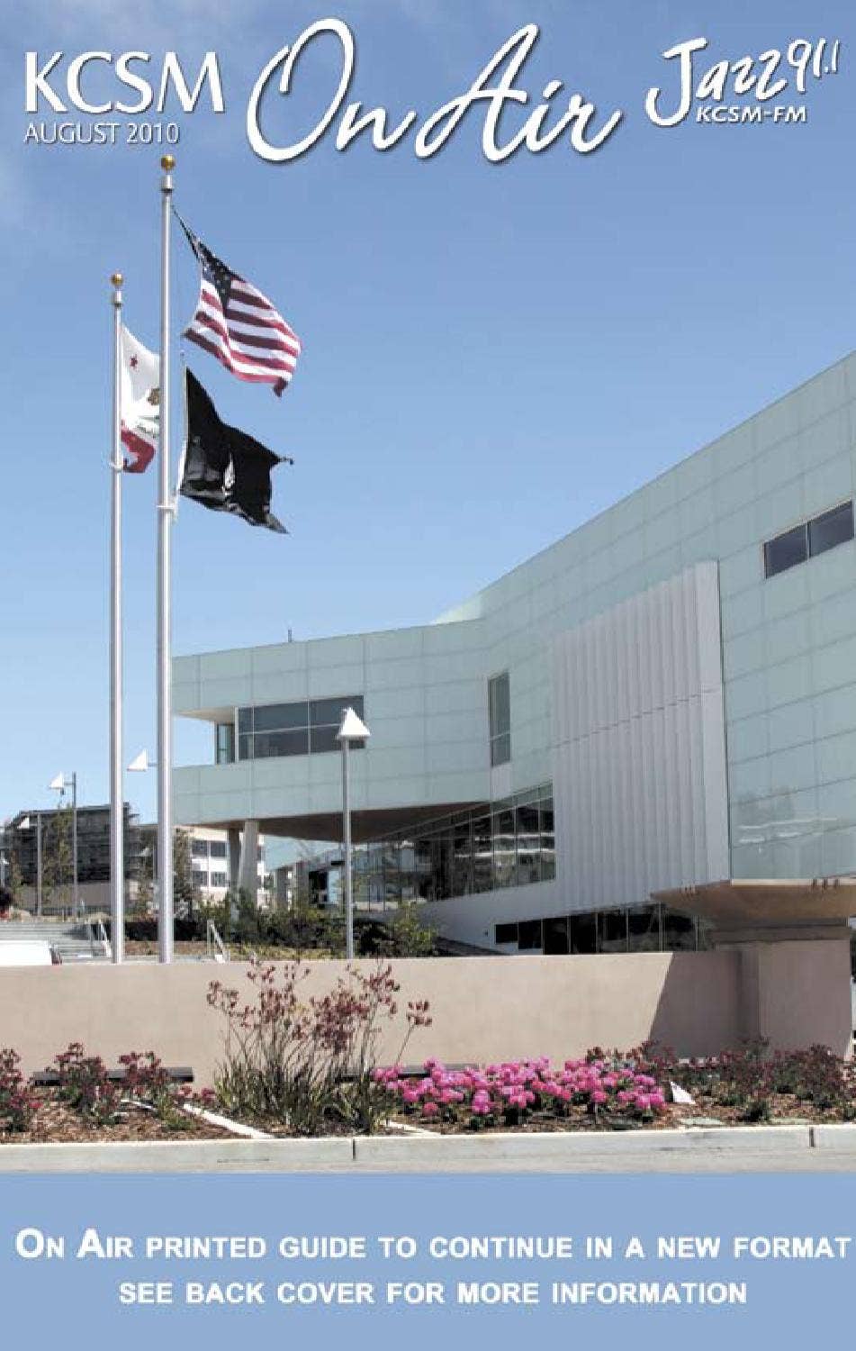 August 2010 KCSM TV Listings by KCSM-FM Jazz 91 - Issuu