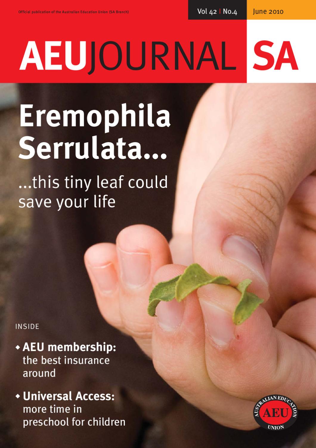 AEU Journal Vol. 42 No.4 | June 2010 by Australian Education Union (SA ...
