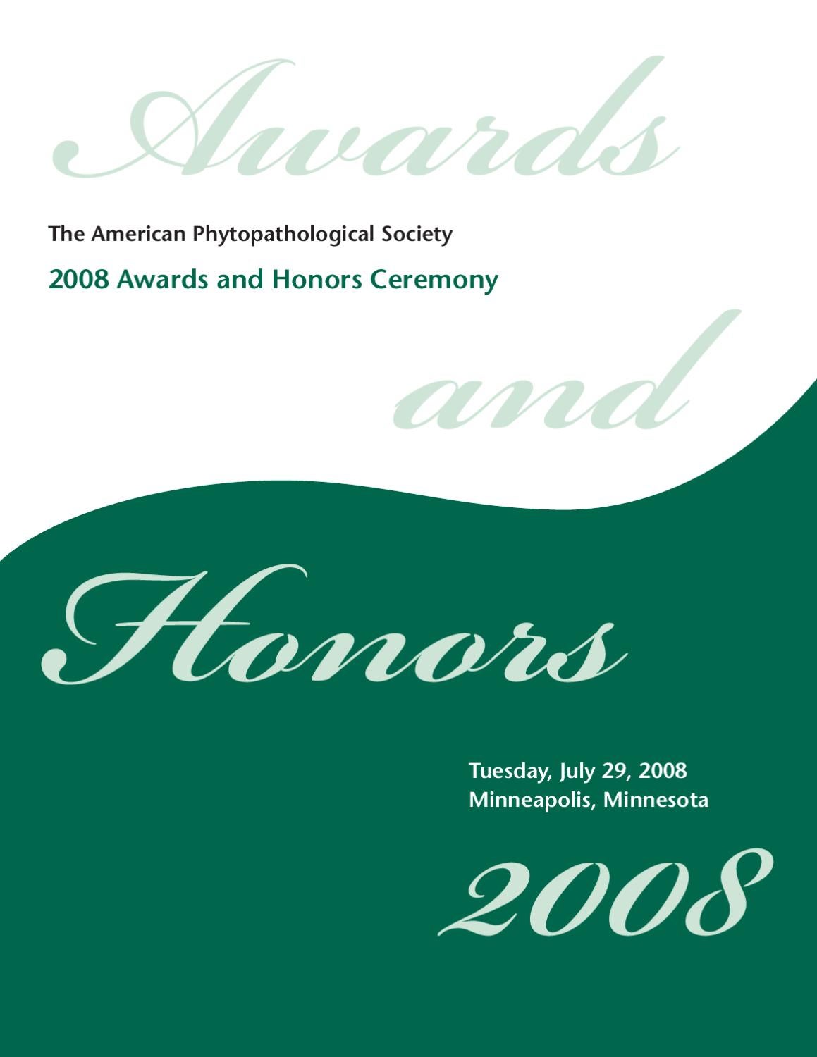 08 Awards Brochure by Scientific Societies - Issuu