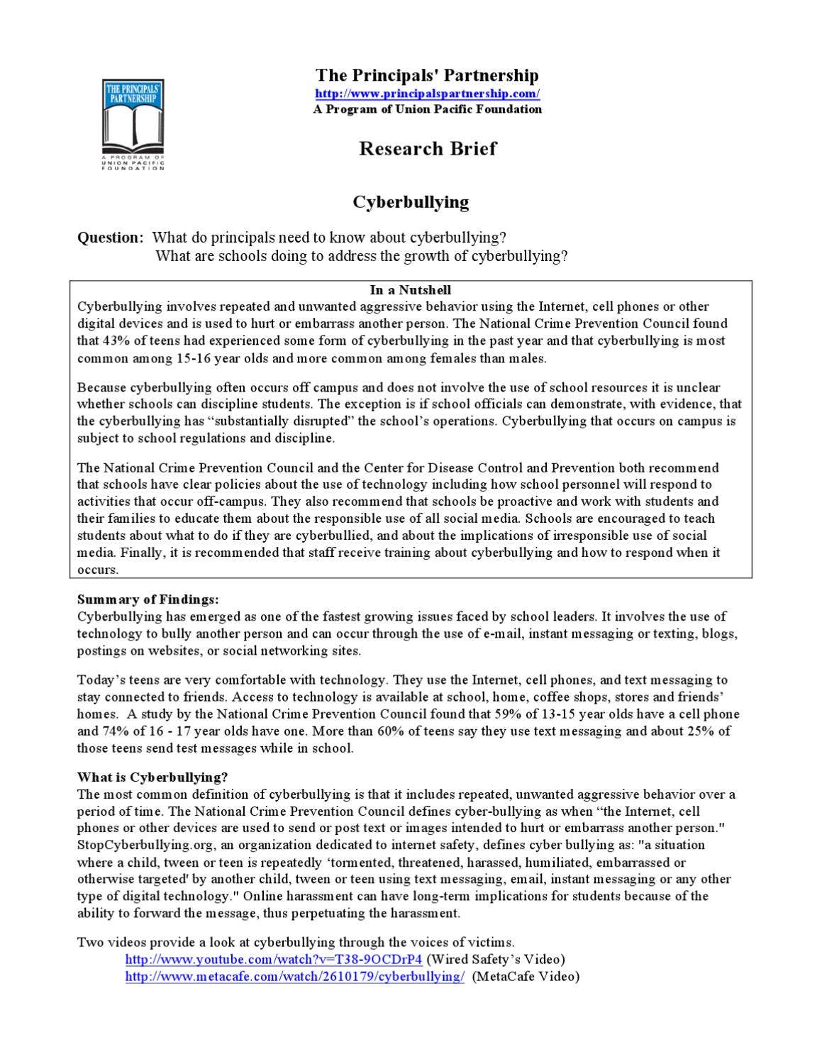 Cyber bullying by Angelo Vasta - Issuu