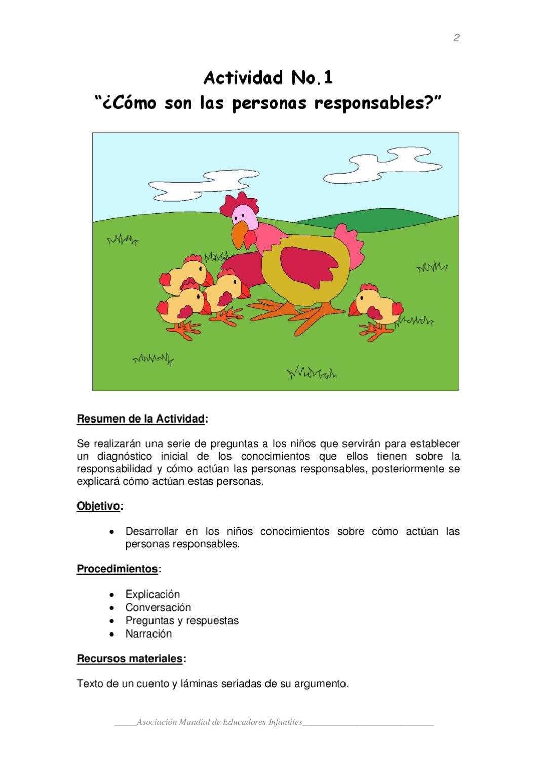 EDUCANDO LA RESPONSABILIDAD EN LOS NIÑOS by MONICA - Issuu